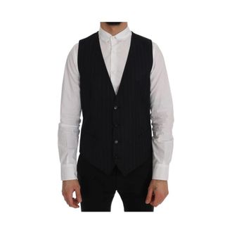Dolce & Gabbana Staff Waistcoat - - Suits - Herren - Blau - L