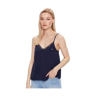 Tommy Jeans Essenzielles Tanktop Damen - - Tops - Damen - Blau - L