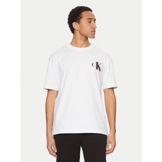 Calvin Klein Jeans T-Shirt J30J327475 Wei&szlig; Regular Fit