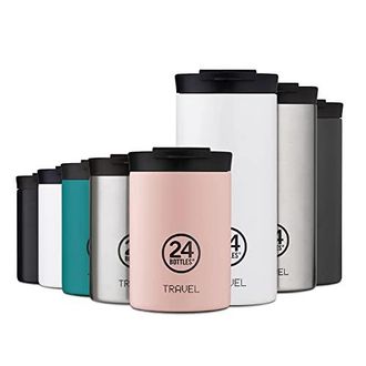 24 Bottles 24BOTTLES Travel Tumbler - Mug Isotherme Cafe et The 600 ml, Tasse Isotherme 100% Herm&eacute;tique, Thermos 6h Hot et 24h Cold, Bouteille Gourde Isotherme I