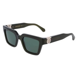 Ferragamo Lunettes de soleil Sf2066S - Femme - Accessoires - Vert - Taille: 52 MM