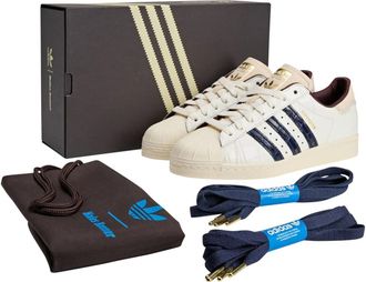 adidas Low-Top Sneaker - Wales Bonner Superstar Beige - Gr. US_4_5 - in Beige - f&uuml;r Damen