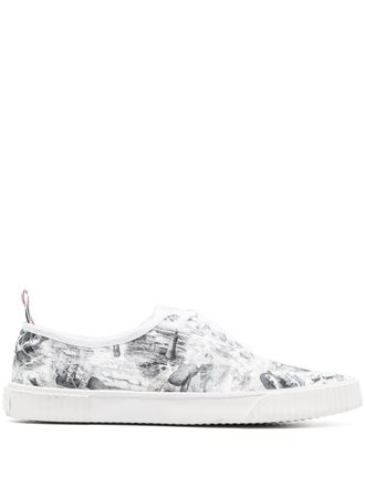 Thom Browne richelieus Heritage &agrave; design bicolore - Noir