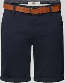 Redefined Rebel Regular Fit Chino-Shorts mit G&uuml;rtel Modell MIKE