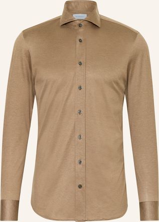 Baldessarini Baldessarini Jerseyhemd Hugh Slim Fit braun