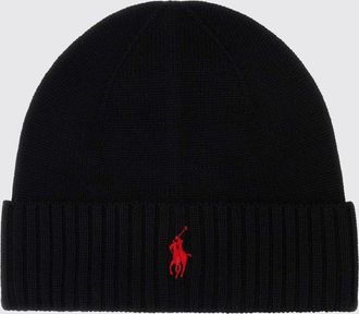 Polo Ralph Lauren Beanie aus Wolle mit gesticktem Pony-Logo