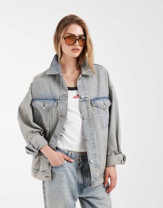 Levi's XL Damen-Truckerjacke in Blau