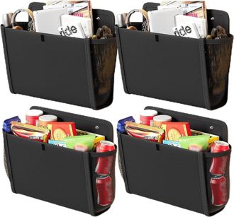 Generic Wohnmobil Organizer, 2 Stück Hängeregal Camping Tragbar Tür Organizer mit GroßEn Taschen Schwarz Wandtasche Platzsparend Wandorganizer Wohnmobil für W
