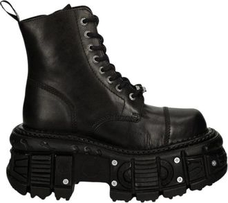 New Rock Femme, Chaussures, Noir, Taille: 39 EU Bottes &agrave; cheville