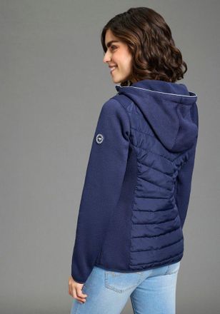 Kangaroos Hybridjacke &Uuml;bergangsjacke mit Kapuze Rei&szlig;verschlusstaschen