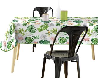 Douceur d'Intérieur Baleares Tischdecke, rechteckig (140 x 240 cm), bedruckter PVC