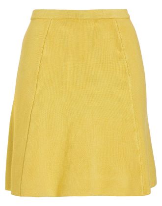 8 by YOOX VISCOSE BLEND KNIT MINI SKIRT