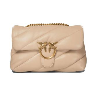 Pinko Pinko, Femme, Sacs, Rose, Taille: ONE Size Classic Love Bag Puff Maxi Quilt