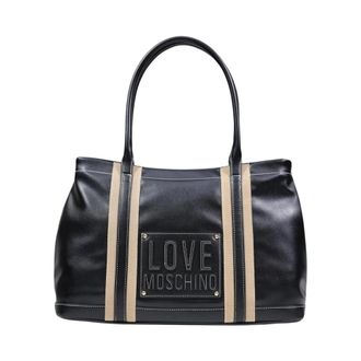 Love Moschino Sac &agrave; main en polyur&eacute;thane - Femme - Sacs - Noir - Taille: ONE Size