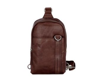 Spikes & Sparrow Leren Slingbag - Washington - Donkerbruin