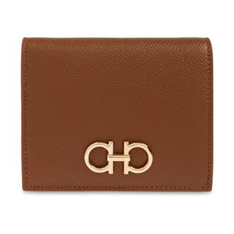 Ferragamo Gancini Faltportemonnaie - - Accessories - Damen - Braun - ONE SIZE