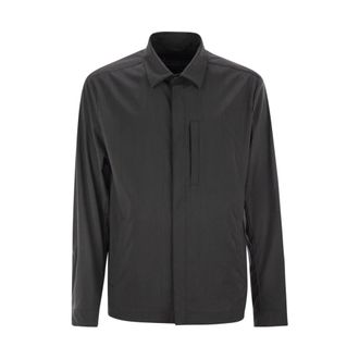 Herno Jacke im Hemdschnitt - - Jackets - Herren - Grau - XL