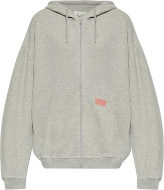 American Vintage Homme, Sweatshirts et sweats &agrave; capuche, Gris, Taille: XS SweaT-shirt avec logo