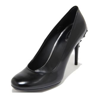 Tod's Schwarze Leder High Heels - - Shoes - Damen - Schwarzk - 36 1/2 EU