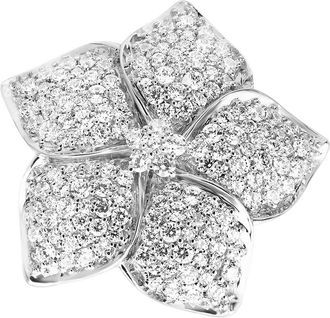 Edenly Rosée-Ring - 9-karätiges Weißgold und synthetische Diamanten