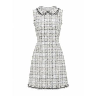 Dolce & Gabbana Robe Courte - Femme - Robes - Blanc - Taille: 38 FR