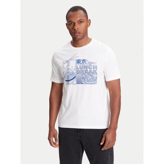 Benetton United Colors Of Benetton T-Shirt 3I1XU10A4 Wei&szlig; Relaxed Fit