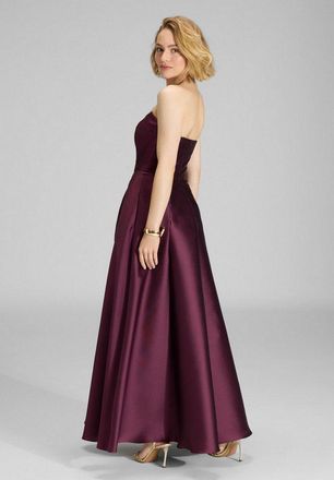 Swing Abendkleid - Abendkleid aus edlem Twill mit Korsage Oberteil Oberteil in figurbetonter Passform