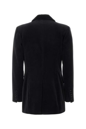 Costarellos Velvet Blazer - Black