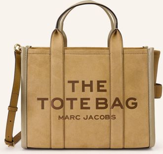 Marc Jacobs Shopper The Suede Medium Tote Bag beige