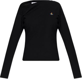 Vivienne Westwood unisex, Tops, Noir, Taille: M Long-sleeve Hebo Top