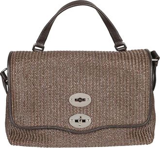 Zanellato Femme, Sacs, Brun, Taille: ONE Size Sac &agrave; main en osier