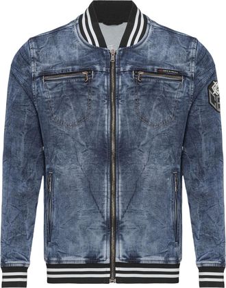 Cipo & Baxx Jeansjacke CJ310, Stickerei auf der R&uuml;ckseite