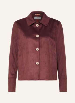 White Label Jacke In Lederoptik rot