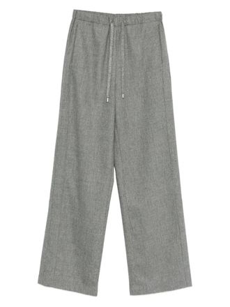 Gran Sasso pantalon &agrave; taille &agrave; lien de resserrage - Gris