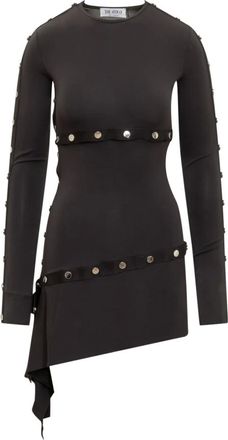 The Attico Femme, Robes, Noir, Taille: 36 FR Mini Robe