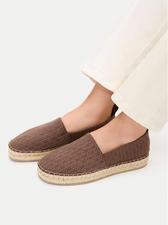 Calvin Klein Espadrilles Oblique Espadrille Aop HW0HW02933 Braun