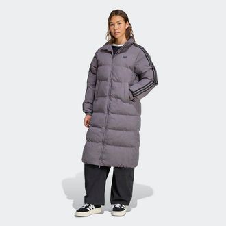 adidas Originals Winterjacke LONG PUFFER Langer Mantel aus Kunstdaunen