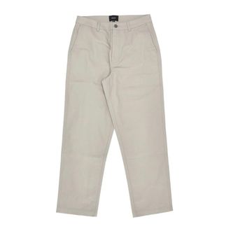 HUF Stein Herren Lange Stoffhose - - Trousers - Herren - Grau - W36