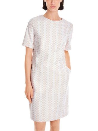 Marc Cain Midikleid Trip to France Premium Damenmode Kleid mit Ajour-Muster