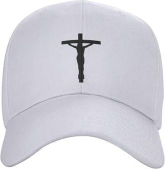 Generic Casquette de baseball punk unisexe The Redeemer Trucker Hat Adulte Cross r&eacute;glable casquette de baseball pour homme femme cadeau sport