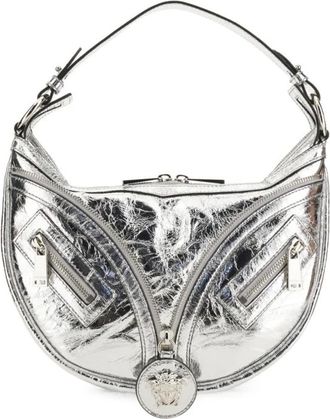 Versace Femme, Sacs, Gris, Taille: ONE Size Sacs &agrave; main