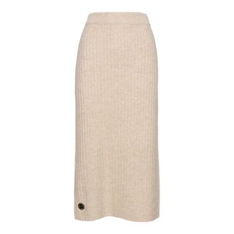 H&eacute;st Midi-Rock - - Skirts - Damen - Beige - L