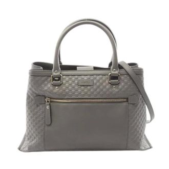 Gucci Sac &agrave; main vintage doccasion - Femme - Pre-owned - Gris - Taille: ONE Size