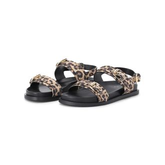 AGL Sandalen mit Animal-Print f&uuml;r sonnige Tage - - Shoes - Damen - Braun - 37 EU
