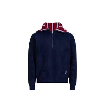Dr&ocirc;le de Monsieur Pull col camionneur en laine