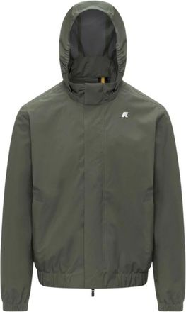 K-Way Homme, Vestes, Vert, Taille: M Aurene Stretch 2L Hooded Jacket
