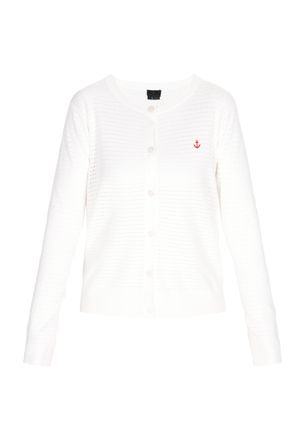 Dreimaster Dreimaster Strickjacke Frauen cremefarben