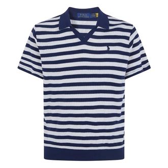 Polo Ralph Lauren Homme, Tops, Multicolore, Taille: XL Classic Short Sleeves Pockets Stripes Polo