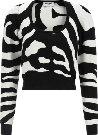 Moschino Rundhalspullover - Schwarz