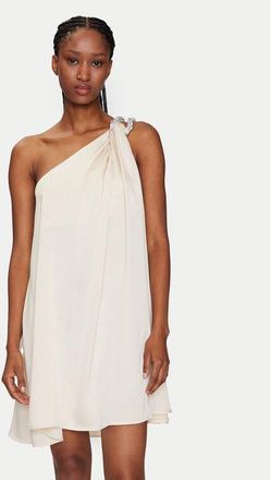 Eleh Coctailkleid ESS250050 Écru Regular Fit